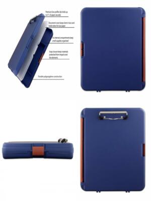 Saunders WorkMate II 00475 Plastic Storage Clipboard - Blue Black ...