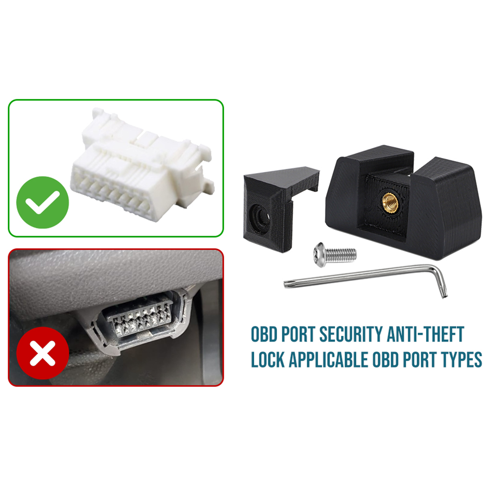 OBD2 PORT LOCK Block Tool Kit Security Anti-theft, Block Access to OBD ...