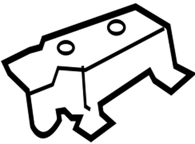 58356-60010 Toyota Bracket, rear bumper arm 5835660010, New Genuine OEM ...