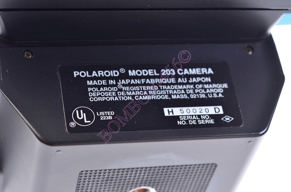POLAROID MINIPORTRAIT INSTANT CAMERA M-203. TESTED-WORKING. V-GOOD ...
