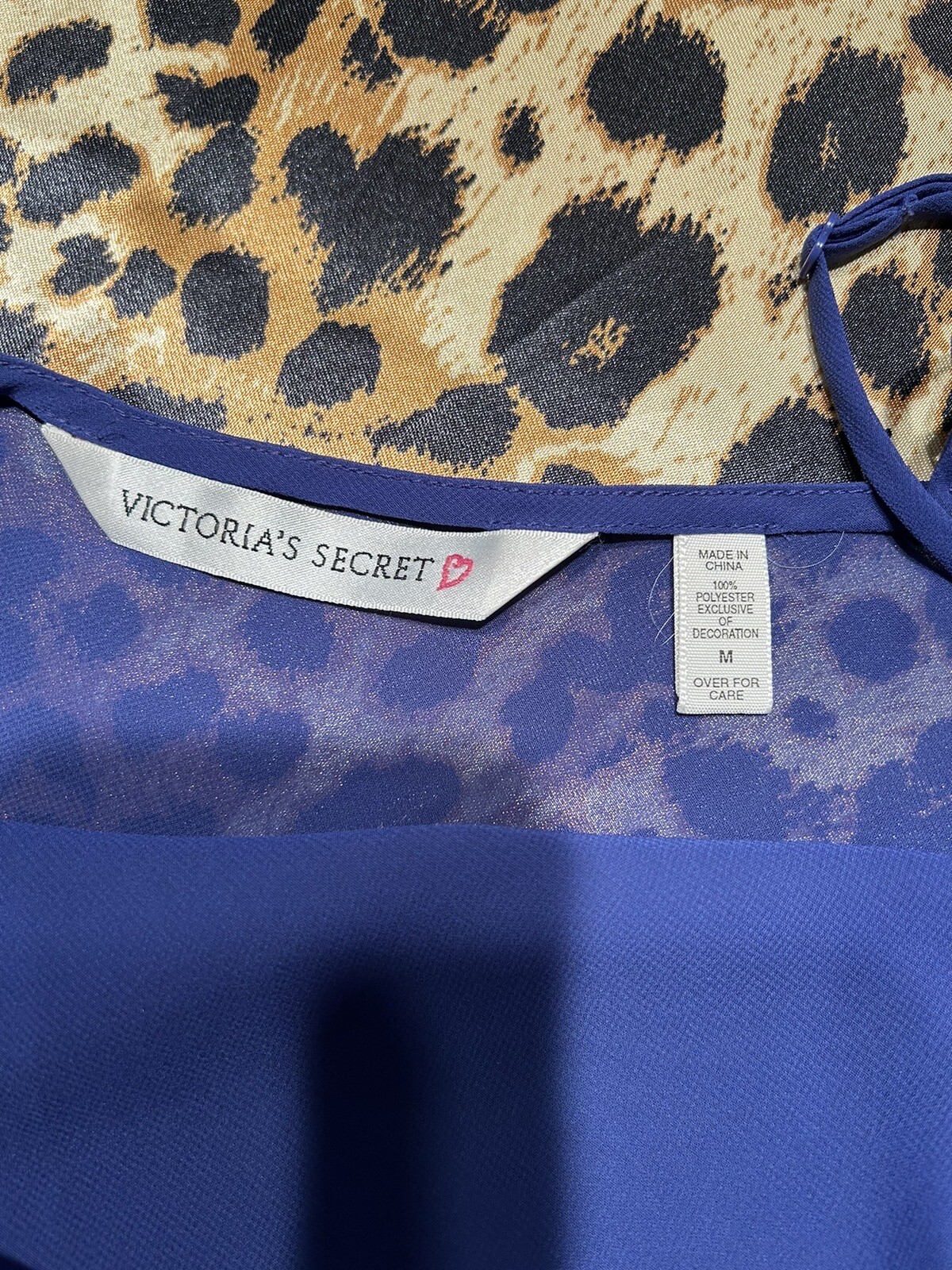 Victoria’s Secret Blue Full Sheer Embroidered Floral … - Gem