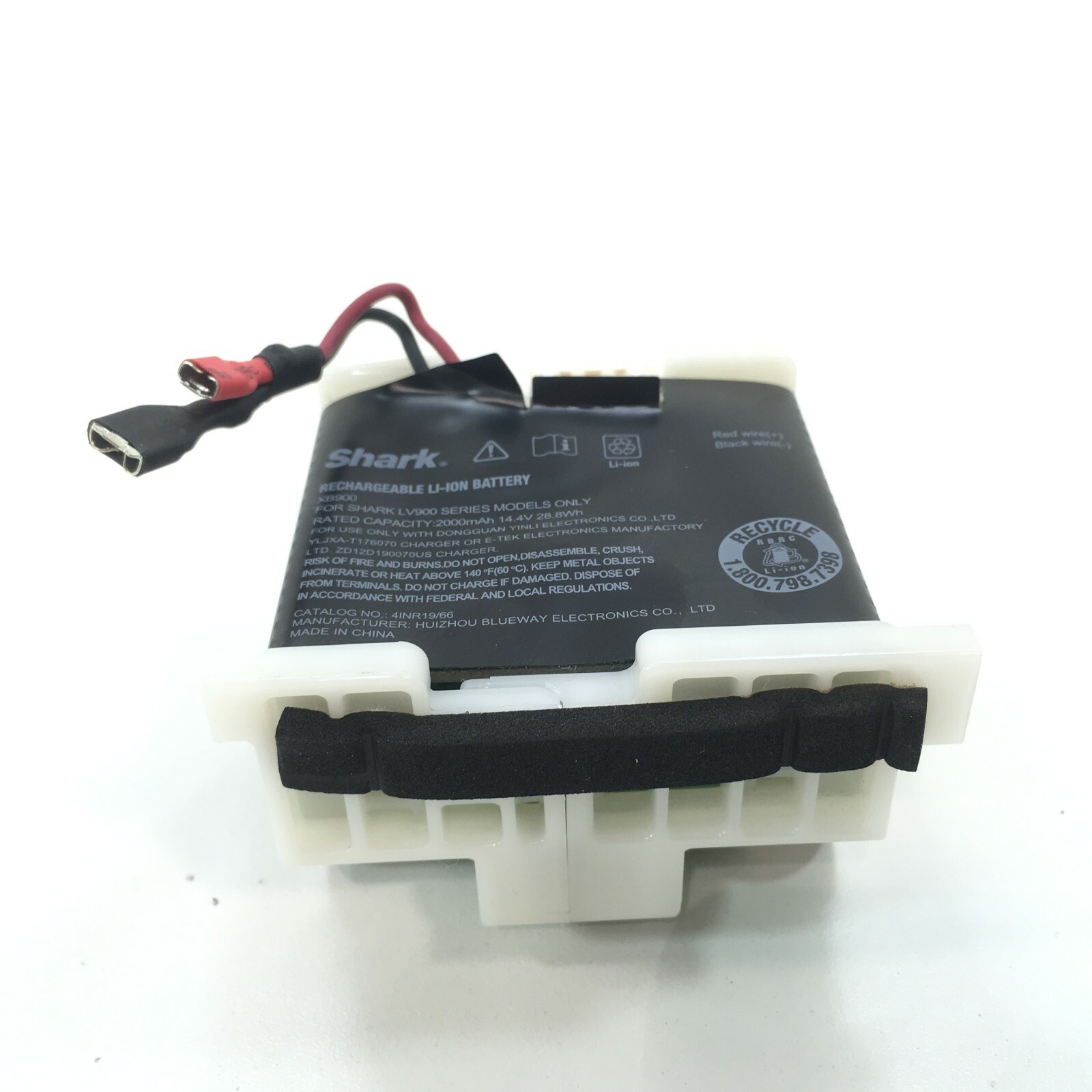 Genuine Shark LV900 LV901 LV901C RECHARGEABLE BATTERY PACK 18V 2000mAh ...