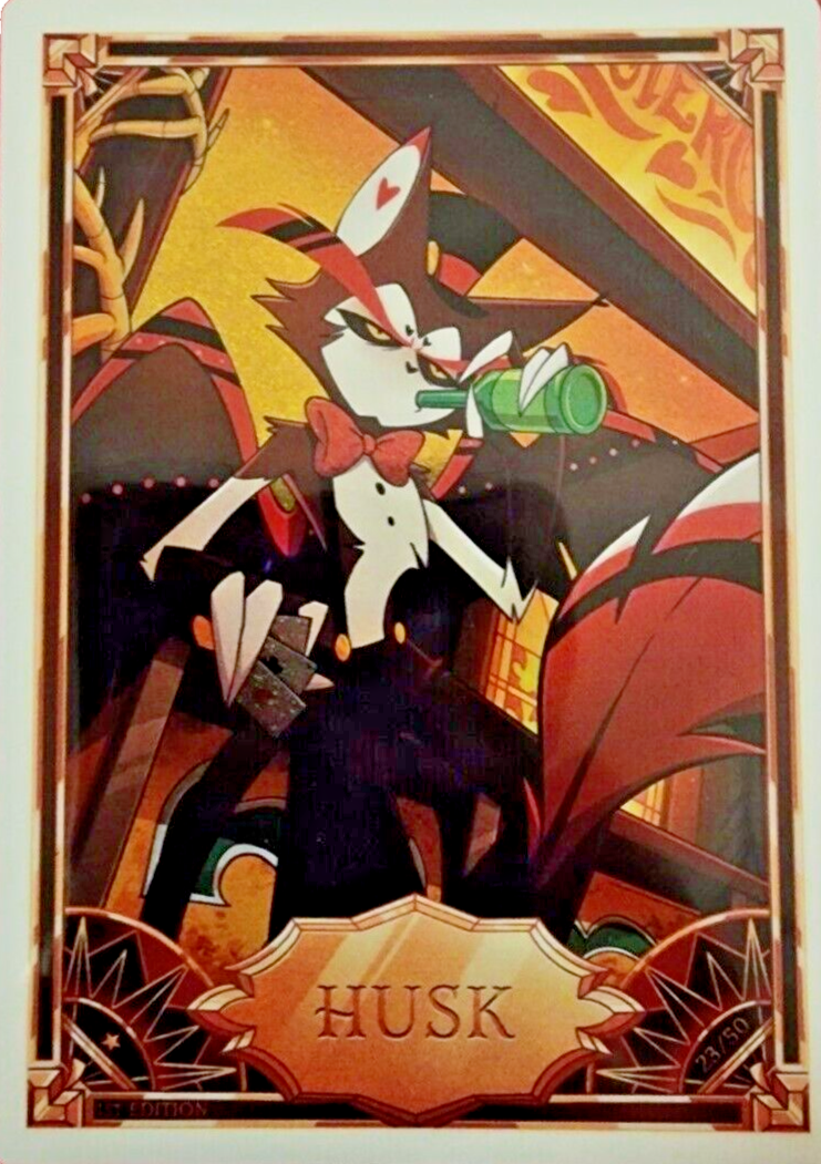 Hazbin Hotel Trading Card - Husk 23/50 Premium FOIL - Season 1 1st ...