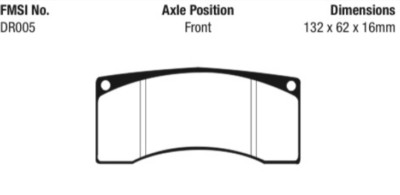 EBC Yellowstuff Sport Brake Front Pad Set for 01 For Ford Saleen ...
