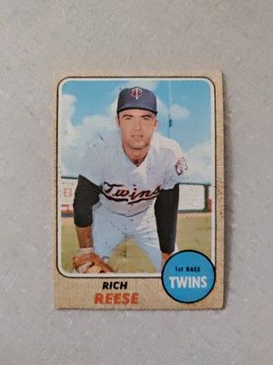 1968 Topps Baseball 111 Rich Reese Minnesota Twins card vg free ...
