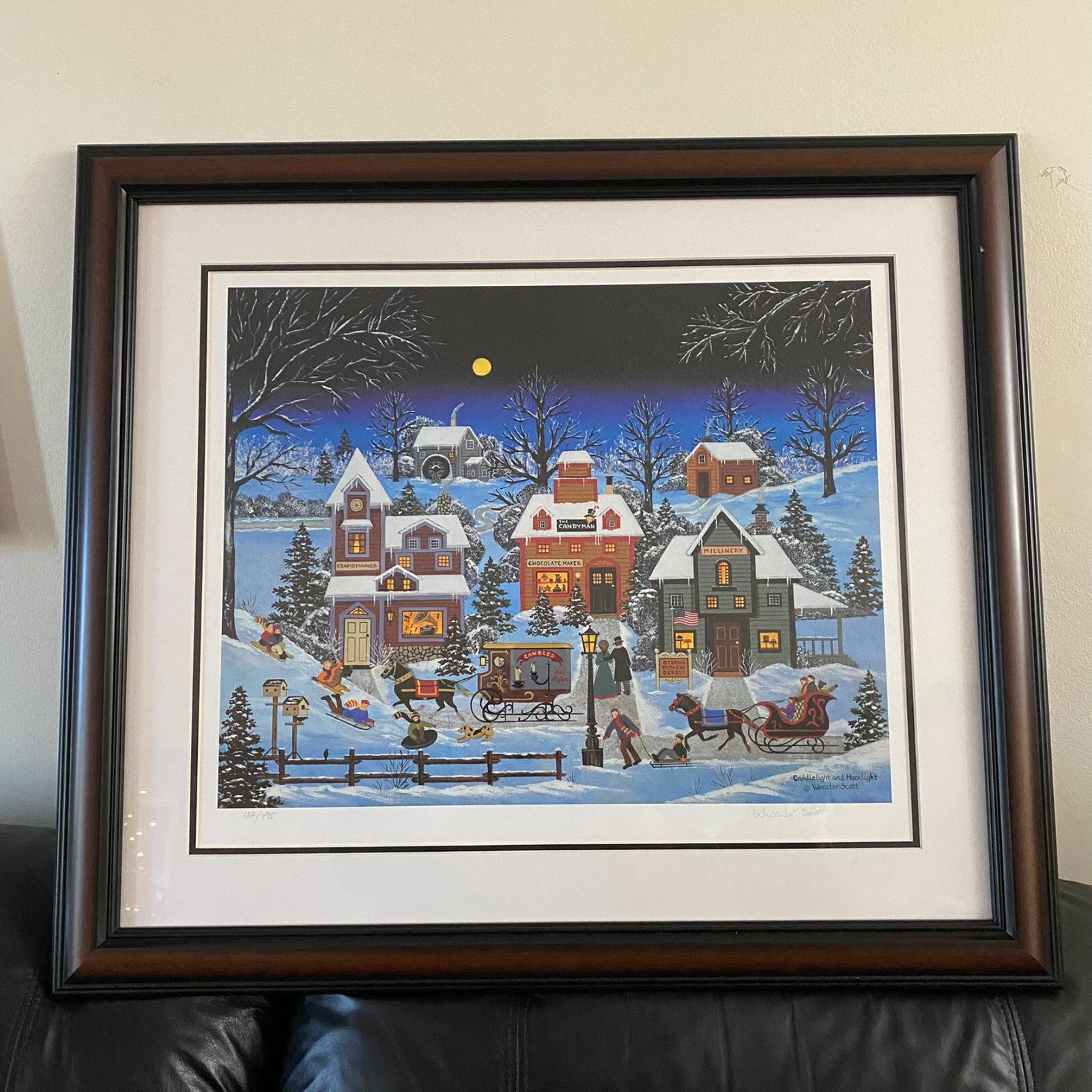 Jane Wooster Scott's "Candlelight & Moonlight" Lithograph Hand Signed ...