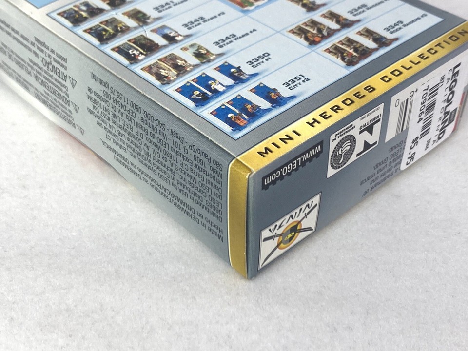 LEGO 3346 Mini Heroes Collection Ninja #3 Green Ninja x2 Samurai Lord ...