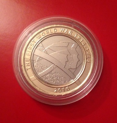 2016 WW1 Shoulder To Shoulder £2 Two Pound Coin Excellent Cond New ...