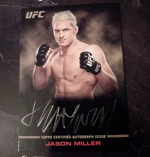 UFC Topps Knockout Auto Jason Mayhem Miller 2012 Autograph Card #92/99 ...