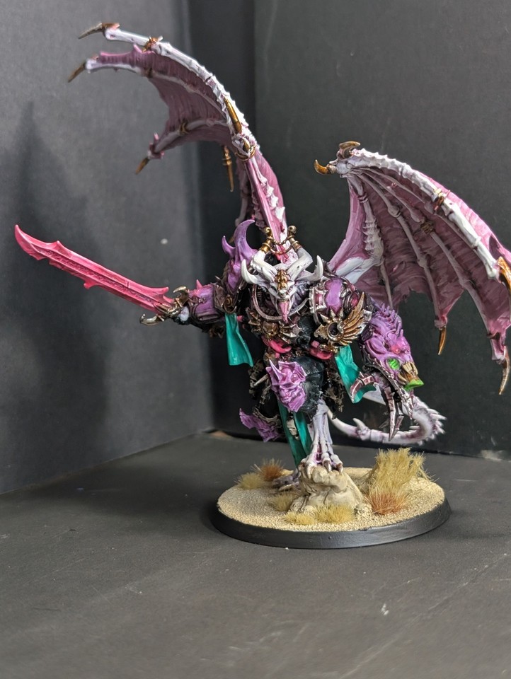 Pro Painted 40k Emperor's Children Daemon Prince Horus Heresy | eBay