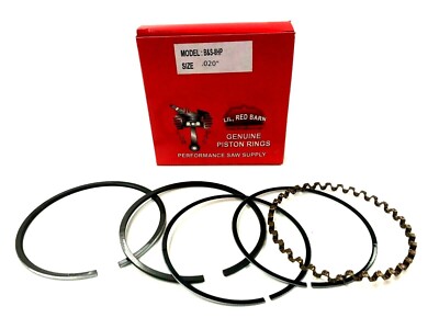 CHROME PISTON RINGS FITS BRIGGS & STRATTON 8 & 7HP PISTON RINGS, L HEAD ...