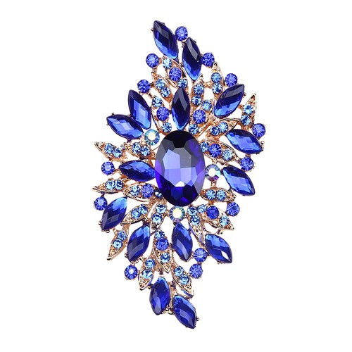 Clothing Brooch Wear-resistant Pin Vintage Glass Rhinestone for Hats ...