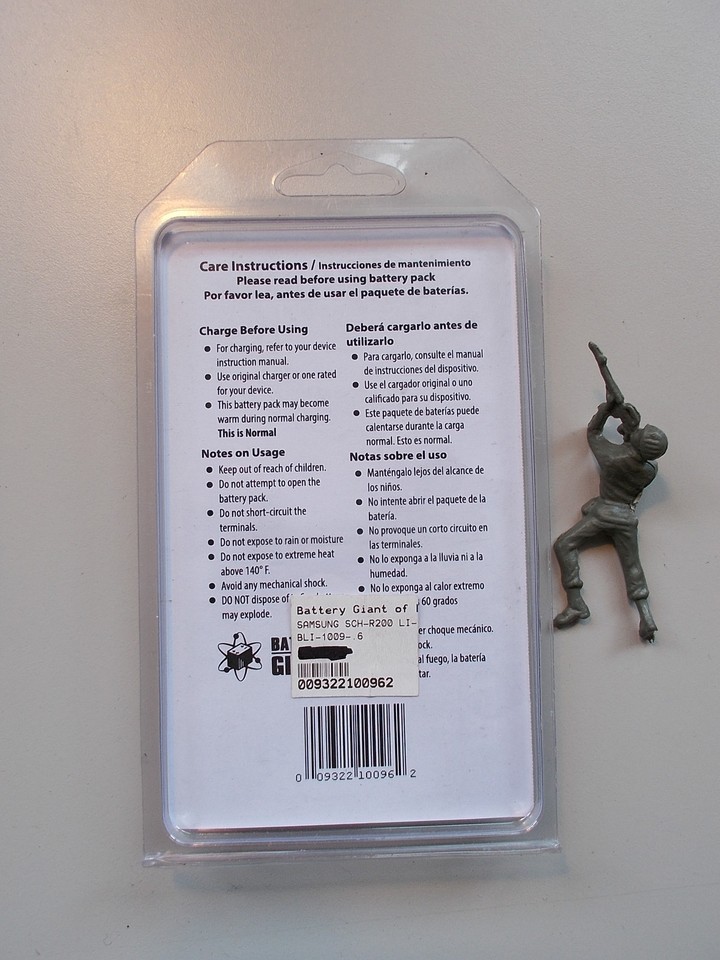 NEW Samsung SCH-R200 Battery Giant Replacement BLI-1009-.6 *FREE ...