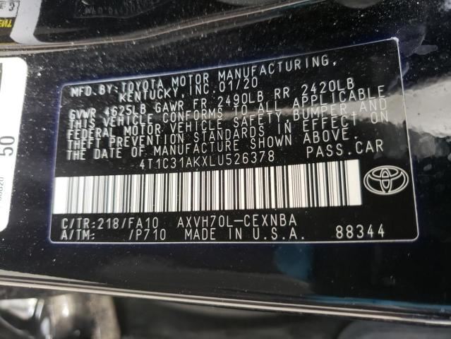 2019 Toyota Camry Computer Chassis Control Module 89221-06400 OEM A1 ...