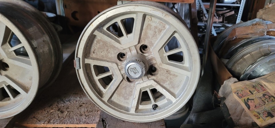 Datsun 280ZX Iron Cross 14 inch alloy wheels 4 Lug 1979 1980 1981 1982 ...