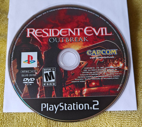 Resident Evil: Outbreak (Sony PlayStation 2 PS2 2004) Disc Only Clean ...