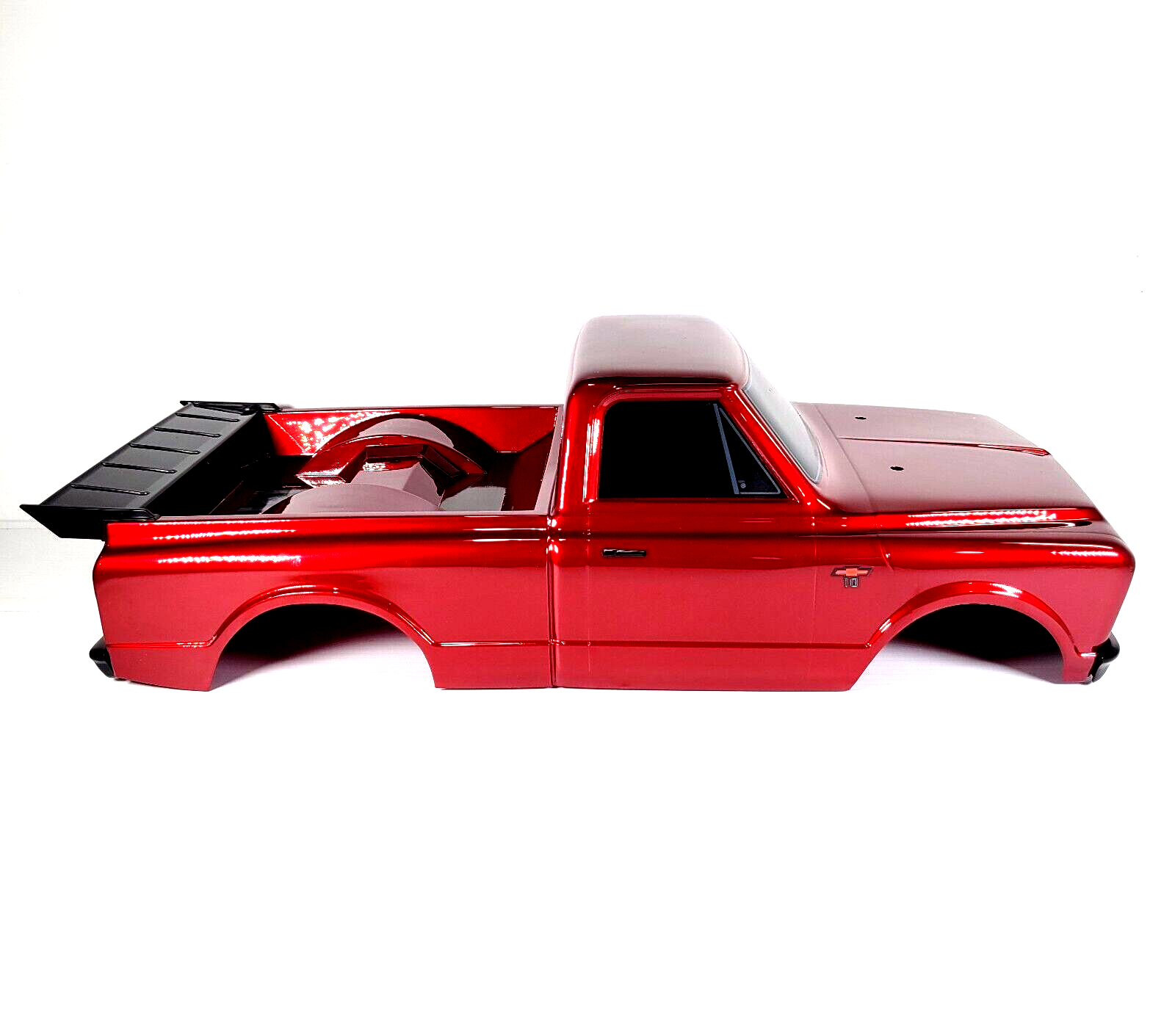 Fits Traxxas Drag Slash Red C10 Chevrolet Painted Body w/ Wing Grill ...