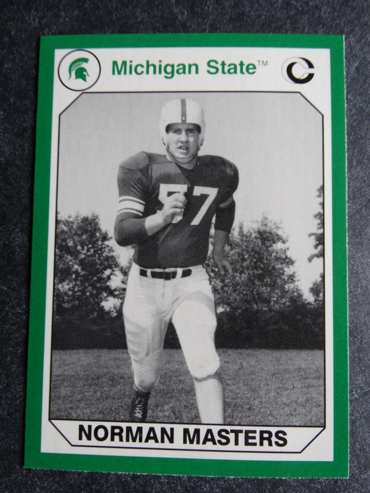 1990 Collegiate Collection Michigan State Football Card Complete Your ...