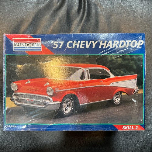 New Vintage Revell Monogram '57 Chevy Hardtop Model Kit 1:24 Scale 1998 ...