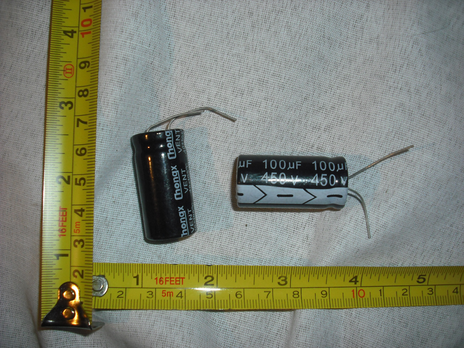 Radial 100µF 100uf 100 uf 450V Polar Electrolytic Capacitor cap filter ...