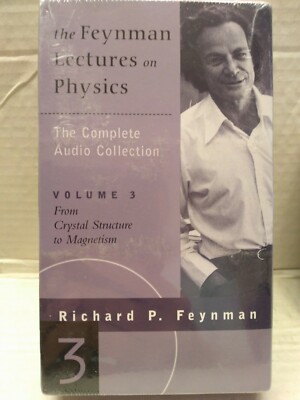 THE FEYNMAN LECTURES ON PHYSICS Richard Feynman Vol. 3 6×CASSETTE BRAND ...