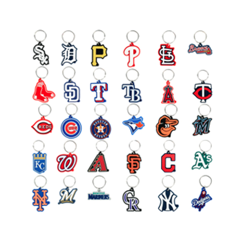 MLB Logo PVC Keychain: PICK YOUR 30 Teams of FANATICISM!!! | eBay