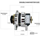 2000W Brushless Permanent Magnet Generator DC PMA Low Rpm Alternator ...