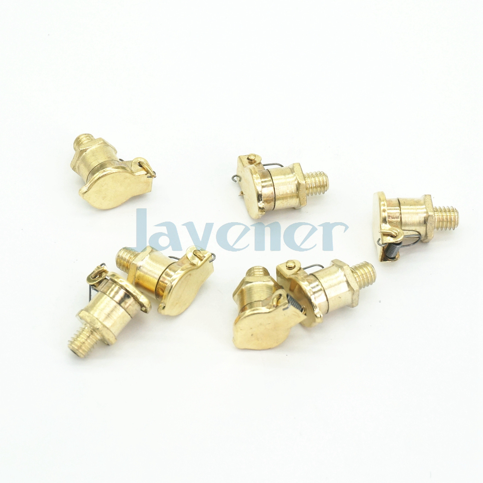 20pcs M6 -M12 Metric Male Brass Grease Oil Cup Oiler Spring Cap Hit ...