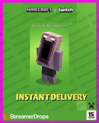Minecraft Mask of the Watcher Mask Code⚡INSTANT DELIVERY⚡ | eBay