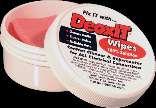 DeoxIT® D-Series wipes D50W - 50 count jar - international shipping | eBay