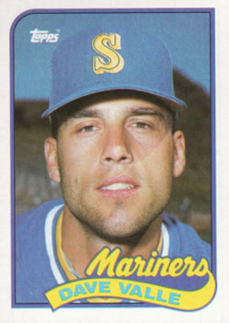 1989 Topps #498 Dave Valle NM Near Mint Mariners | eBay