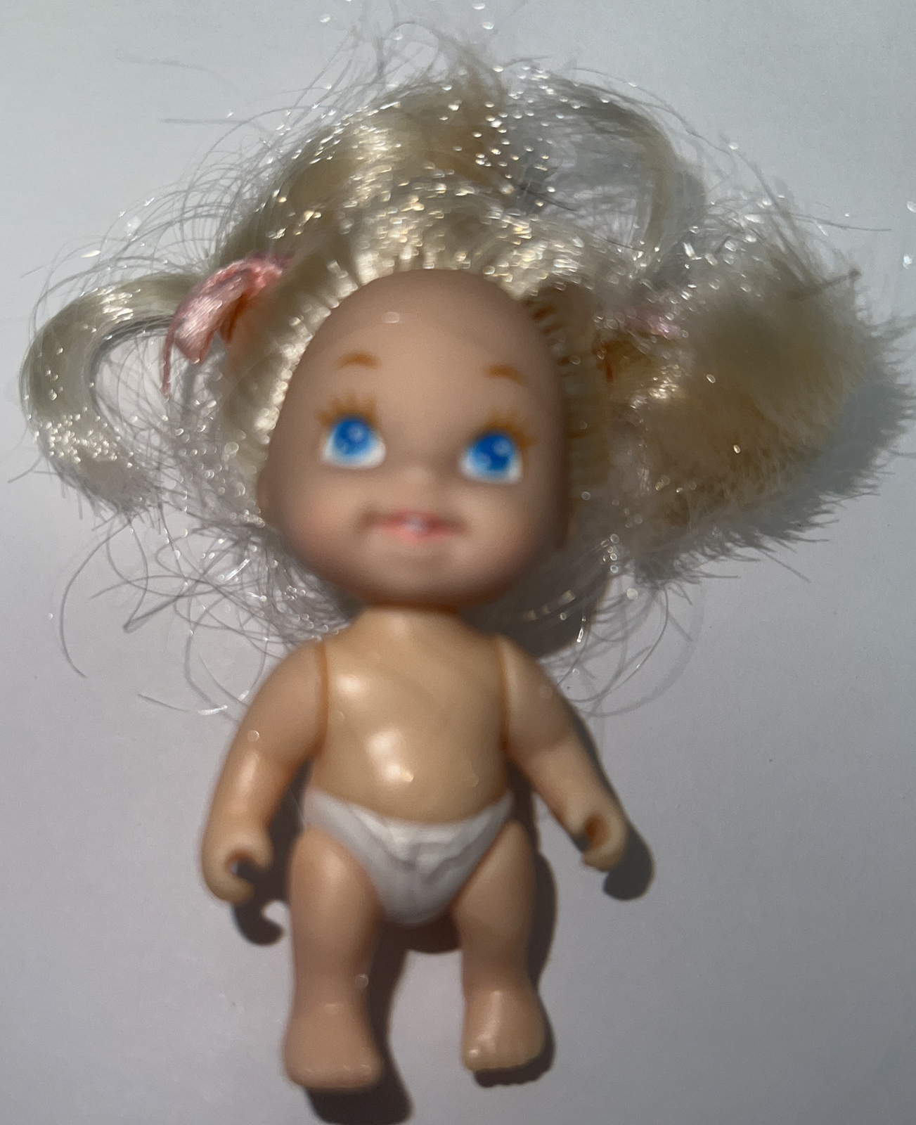 Vintage 1990 Tyco Quints Baby Doll #1 White 2.25" Blond Hair | eBay