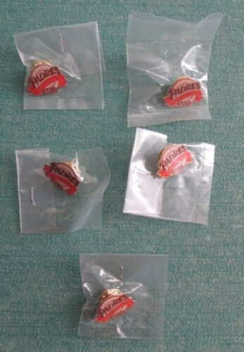 LOT OF 5 MLB BASEBALL SAN DIEGO PADRES TWO MILLION FANS 1" TEAM SGA ...