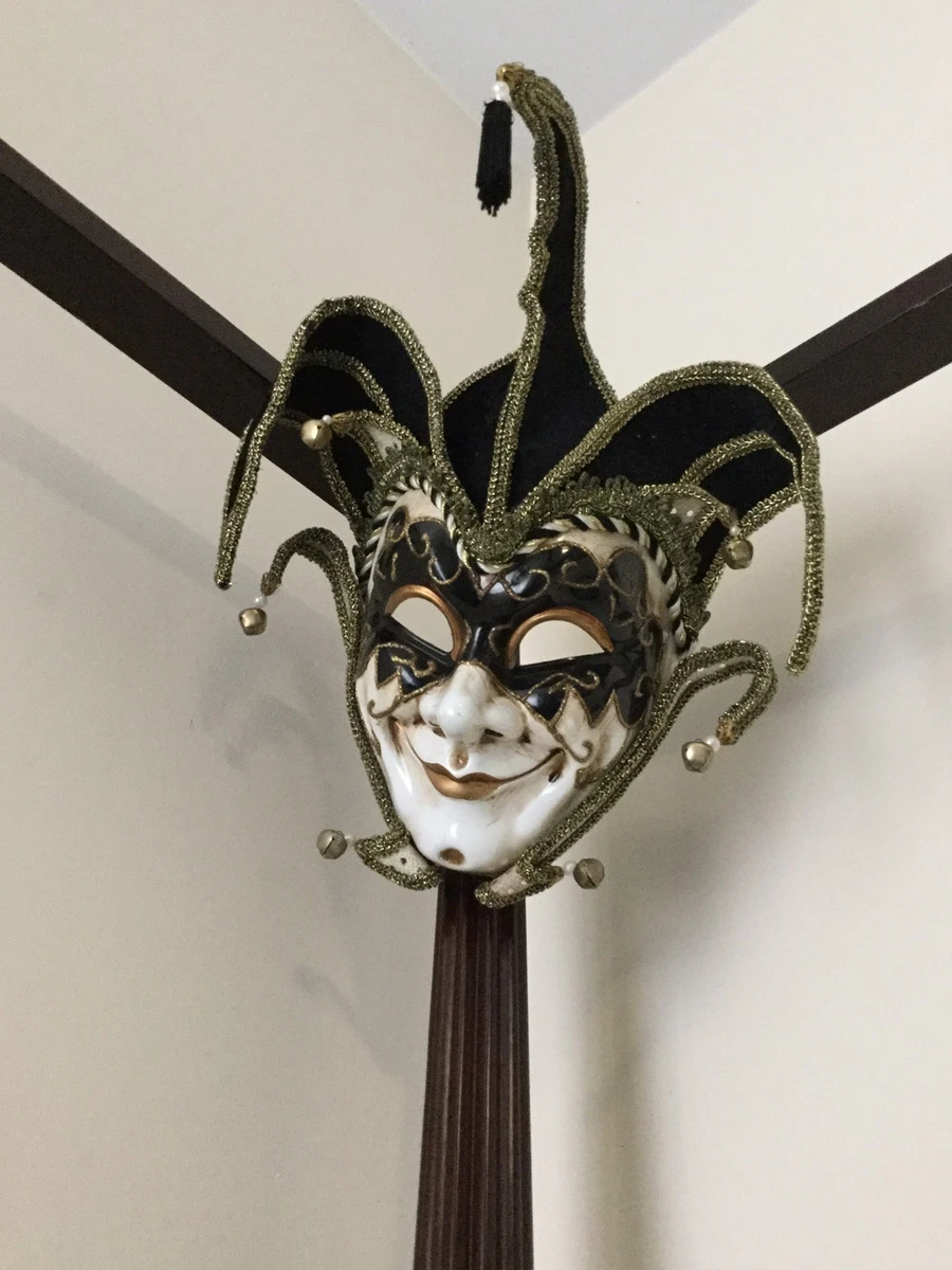 Jester Mask Black And White