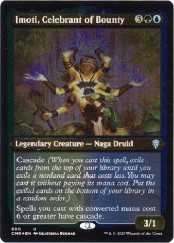 Imoti, Celebrant of Bounty 600 - Etched Foil Commander Legends MTG CMR ...