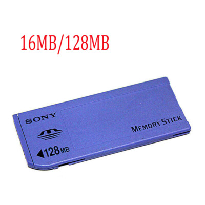 Genuine Sony 16MB/128MB Memory Stick MS Card, Long MS, For Sony Camera ...