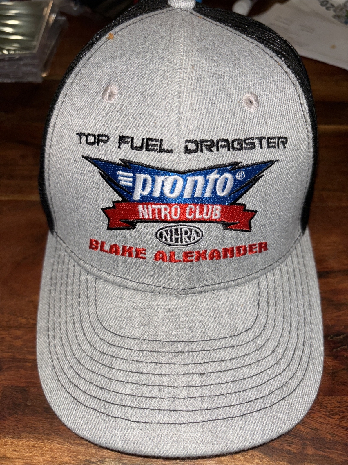 NHRA Pronto Nitro Club Blake Alexander Top Fuel Dragster Cap Hat | eBay
