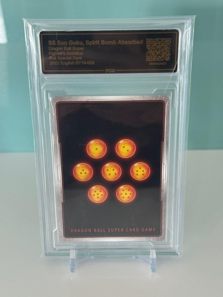 PCG 9.5 DRAGON BALL SUPER SS SON GOKU SPIRIT BOMB ABSORBED BT19-008 DBS SPR | eBay
