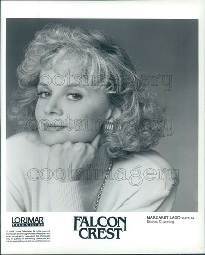 1989 Press Photo Margaret Ladd Falcon Crest 1980s Soap Opera TV | eBay UK