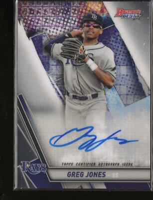 2019 Bowman's Best Greg Jones Auto Best of 2019 Autographs Auto | eBay