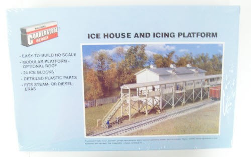 Walthers 933-3049 HO Ice House & Icing Platform Structure Building Kit ...