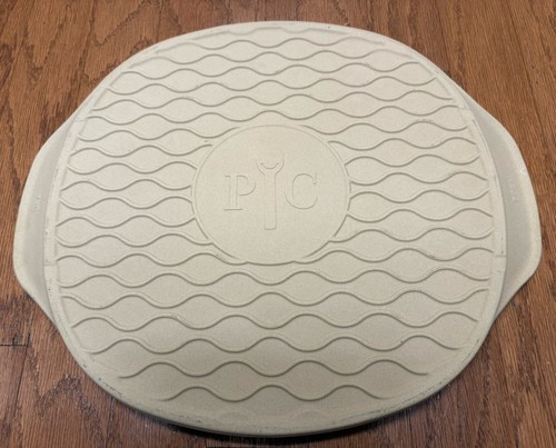 Pampered Chef 15 in Round Pizza Stone with Handles Baking Tray 1204 USA ...