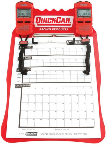 QUICKCAR RACING PRODUCTS Clipboard Timing System Red 51-051 ...