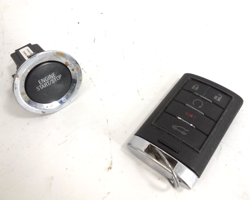 2013-2019 Cadillac XTS Ignition Control Start Stop Switch W/ Key Fob ...