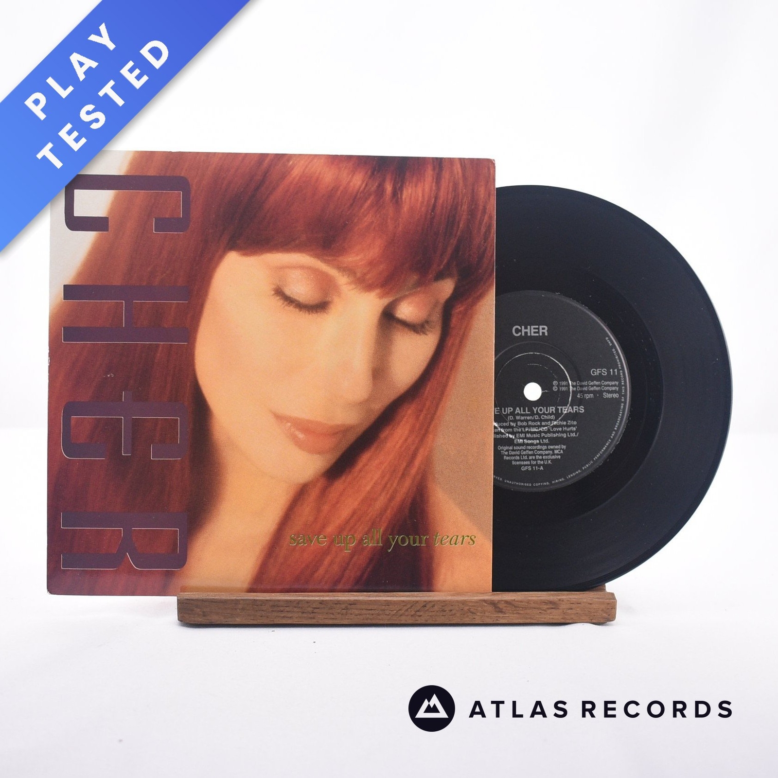 Cher - Save Up All Your Tears - 7" Vinyl Record - EX/NM 5021508001172 ...