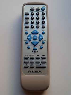 GENUINE ORIGINAL ALBA SJ-51A REMOTE CONTROL DVD VCR PLAYER RECORDER ...