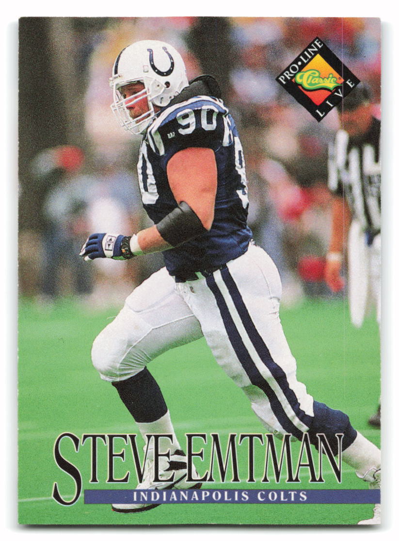 Steve Emtman 1994 Pro Line Live FOOTBALL #57 Indianapolis Colts | eBay
