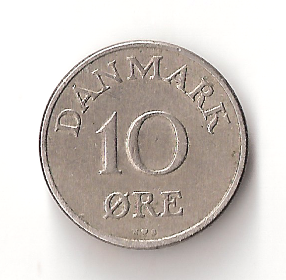 1953 Denmark 10 Ore Coin Danmark | eBay