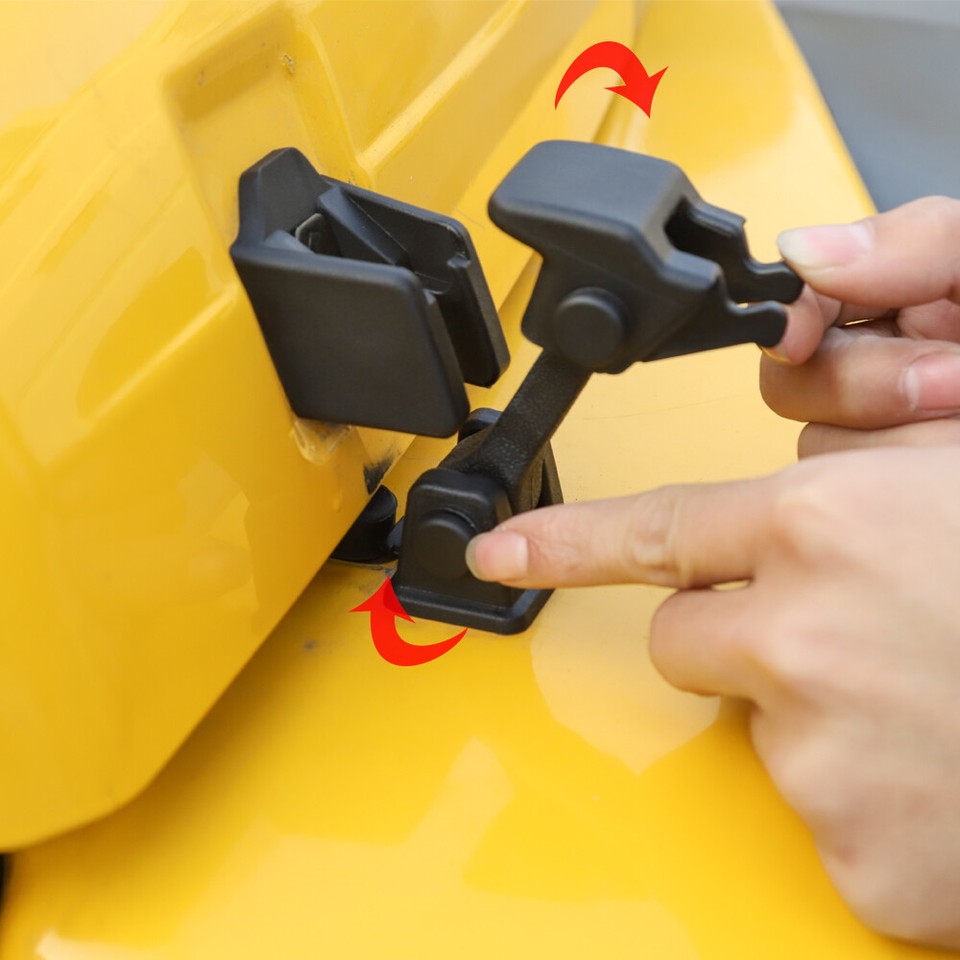 Hood Latch Hood Lock Catch Hood Latches Catch Kit for Jeep TJ Wrangler ...