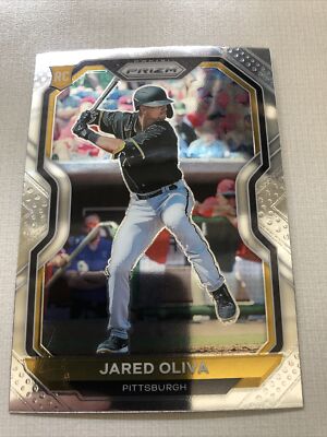 2021 Panini Prizm Baseball Jared Oliva RC Rookie Card #34 Pittsburgh ...